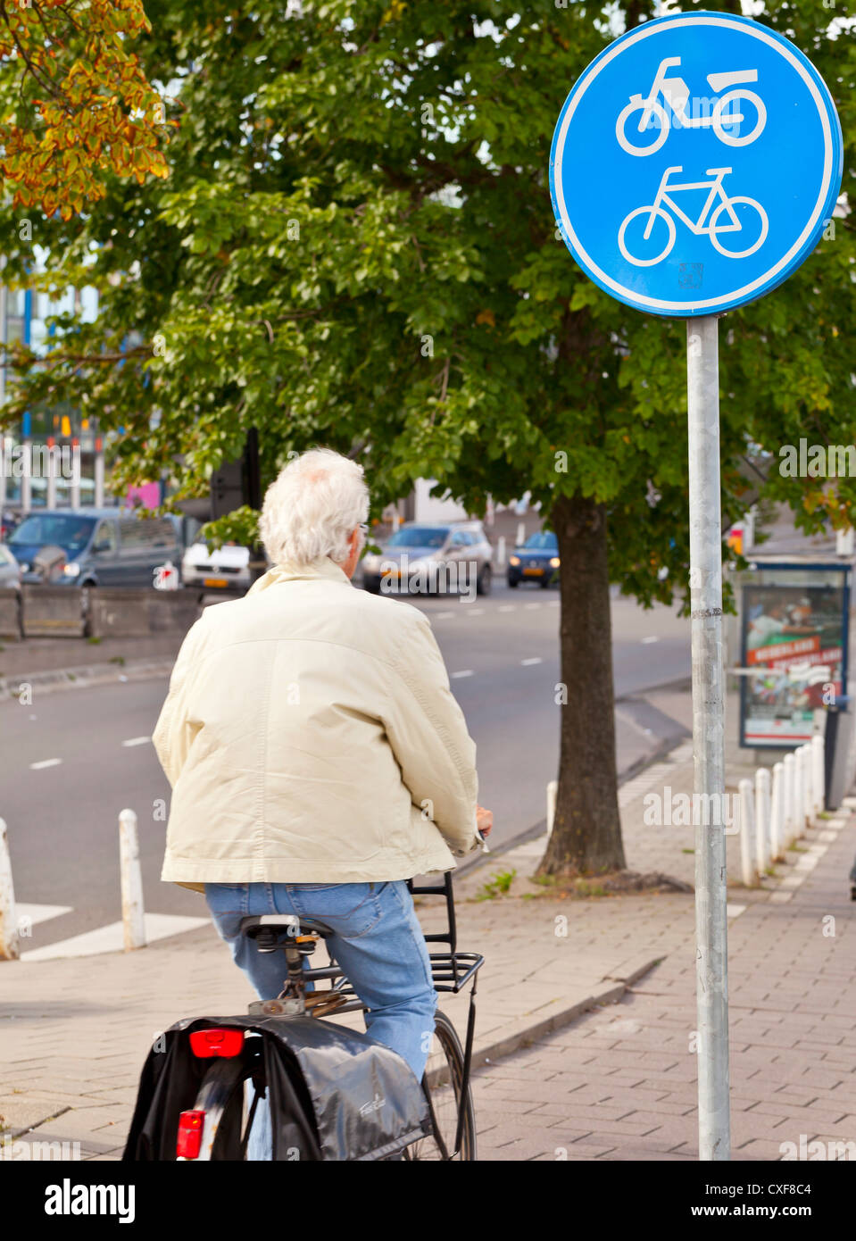 Amsterdam cycle lane hi-res stock photography and images - Alamy