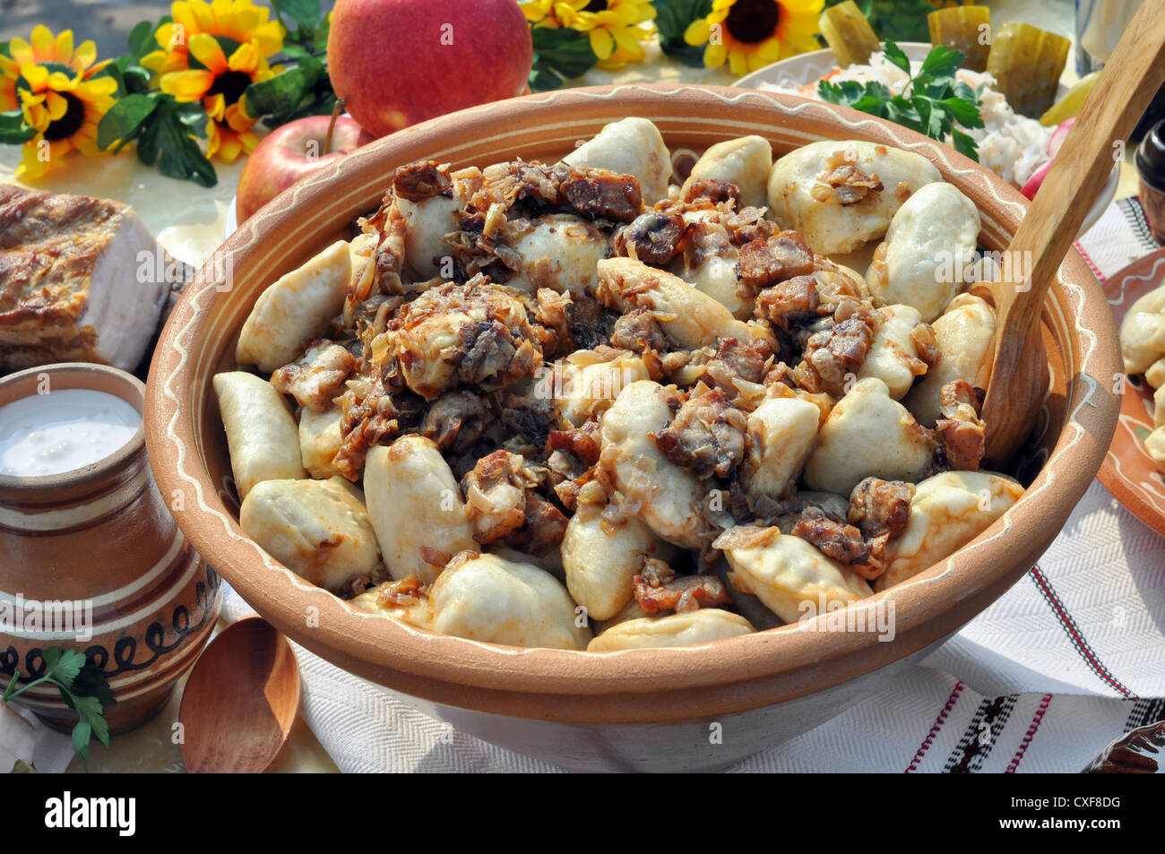 traditional ukrainian food in assortment Stock Photo - Alamy