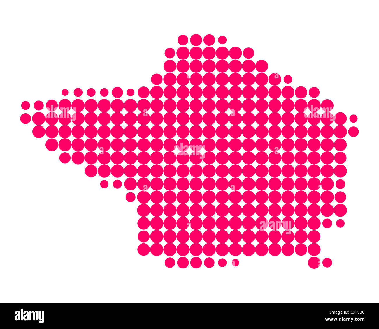 Map of Faial Stock Photo - Alamy