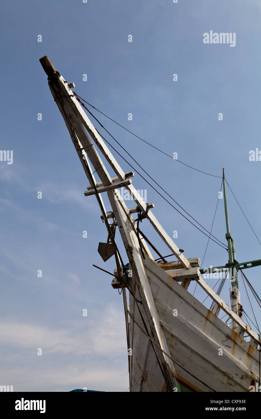 Traditional Sailing Ship in the Ports Sunda Kelapa in Jakarta Stock ...