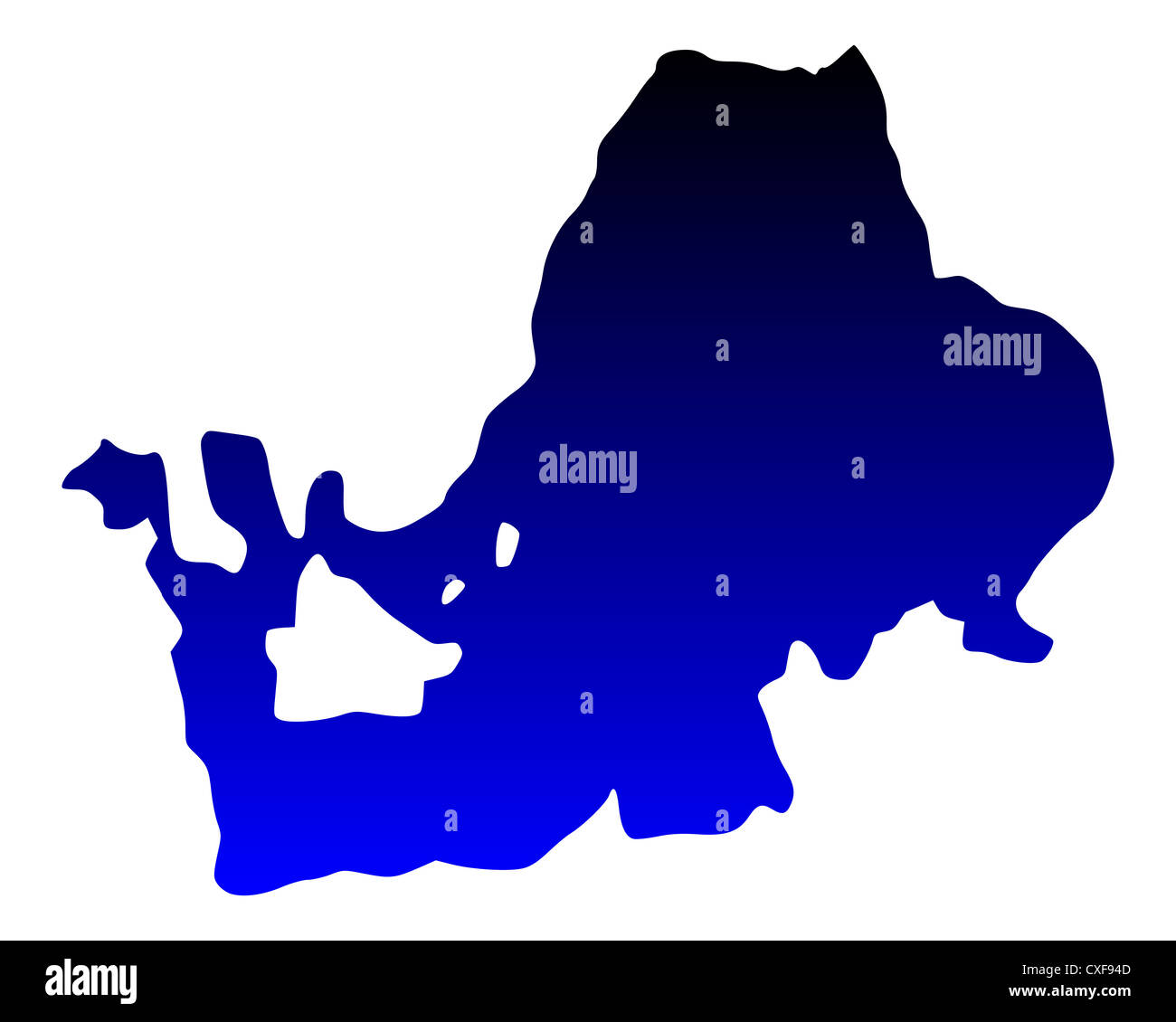 Map of Lake Chiemsee Stock Photo - Alamy