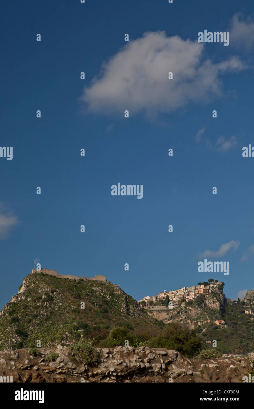 Taormina castlemola hi-res stock photography and images - Alamy