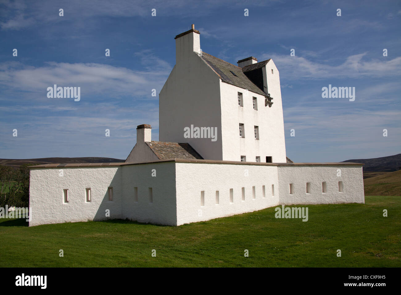 Area of Cock Burn, Scotland. Picturesque view of the historic 16th ...