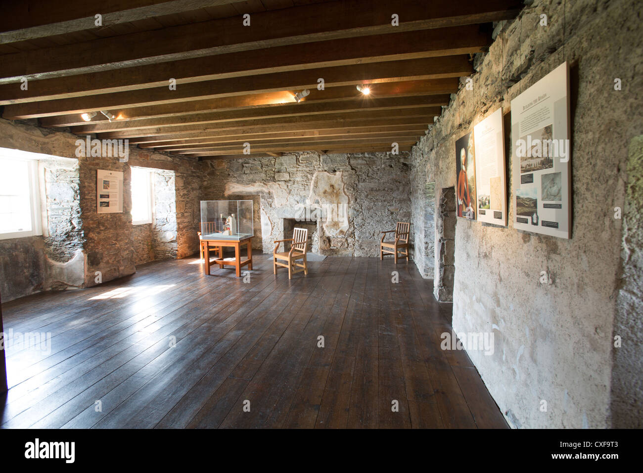 Area of Cock Burn, Scotland. Internal view of the historic 16th century ...
