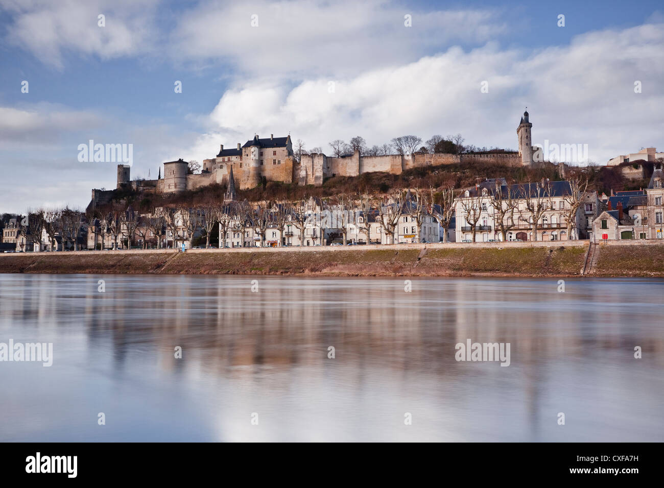 Chinon castle hi-res stock photography and images - Alamy