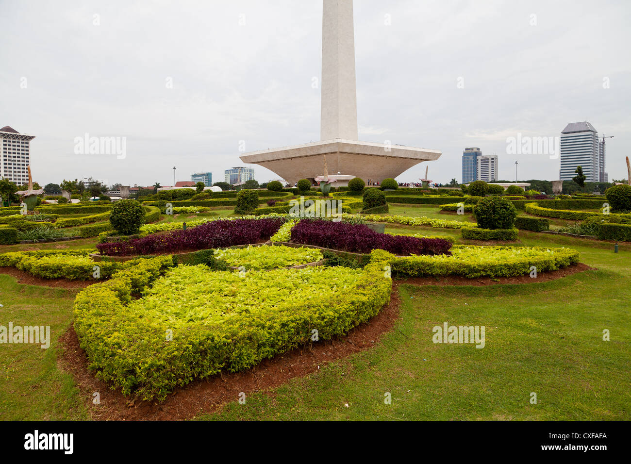 The National Monument on Merdeka Square in Jakarta Stock Photo - Alamy