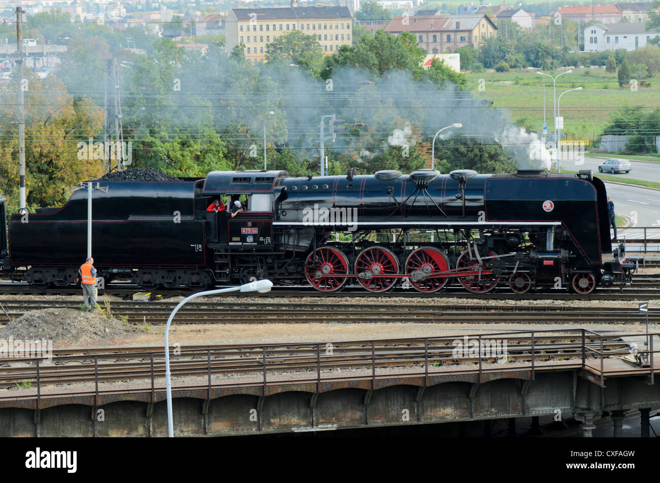Steam Engine 475 196 "Honest Lady Stock Photo - Alamy