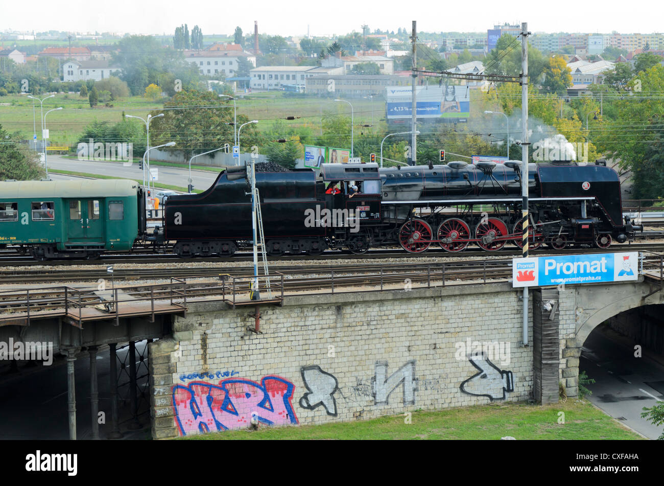 Steam Engine 475 196 "Honest Lady Stock Photo - Alamy