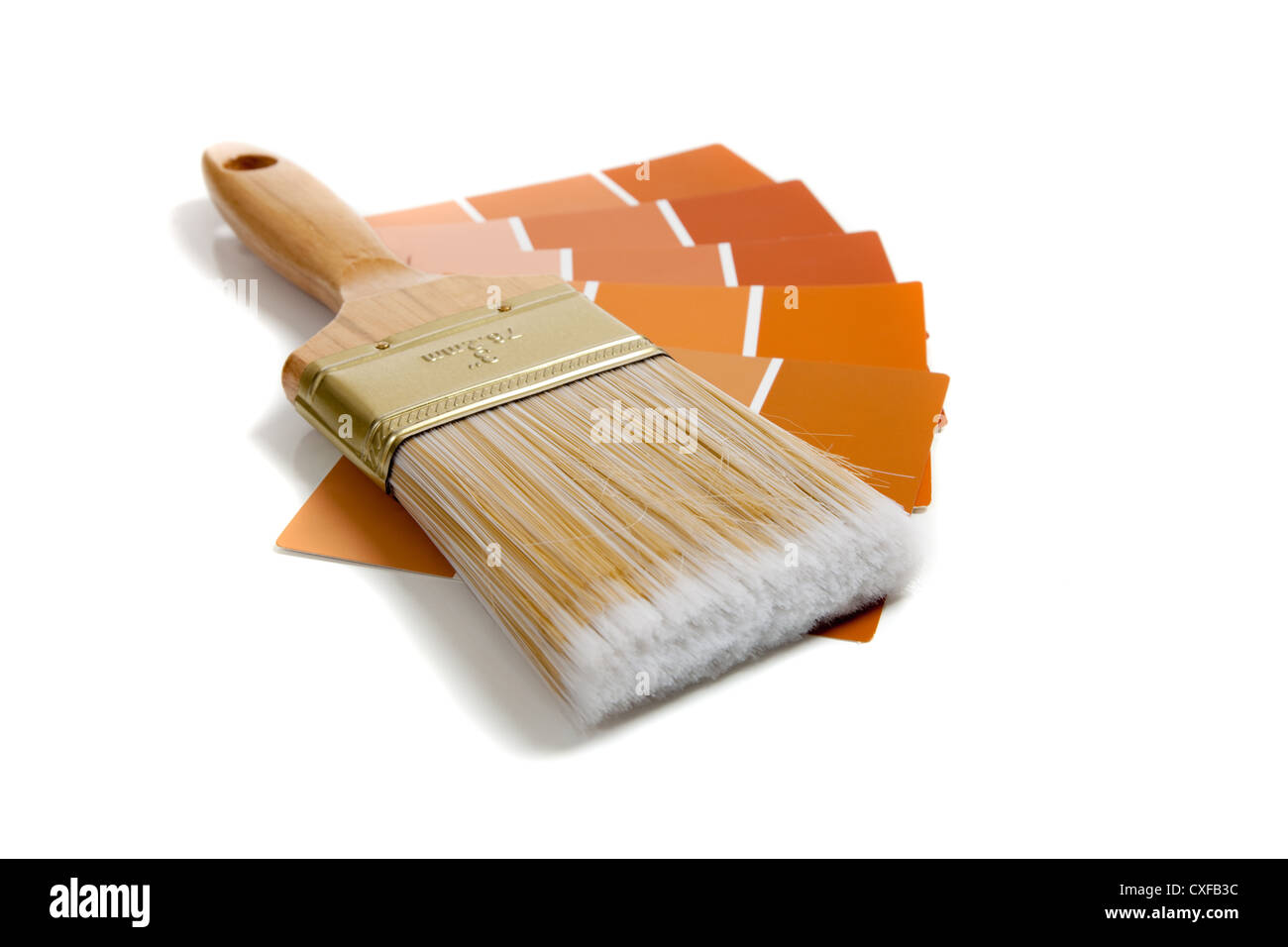 Paint swatches and brush hi-res stock photography and images - Alamy