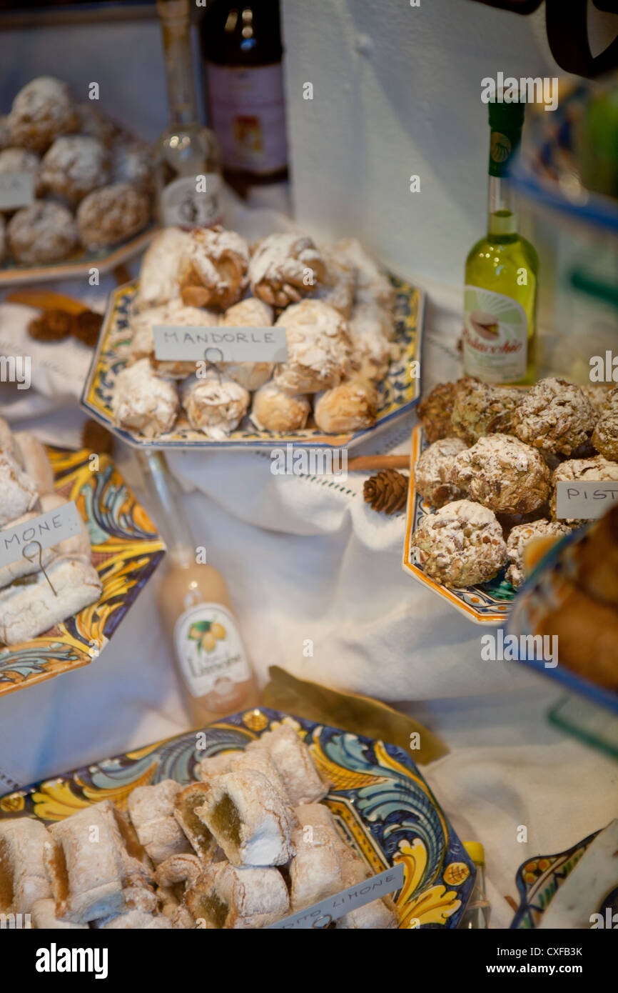Italian bakery, baked cakes Stock Photo - Alamy