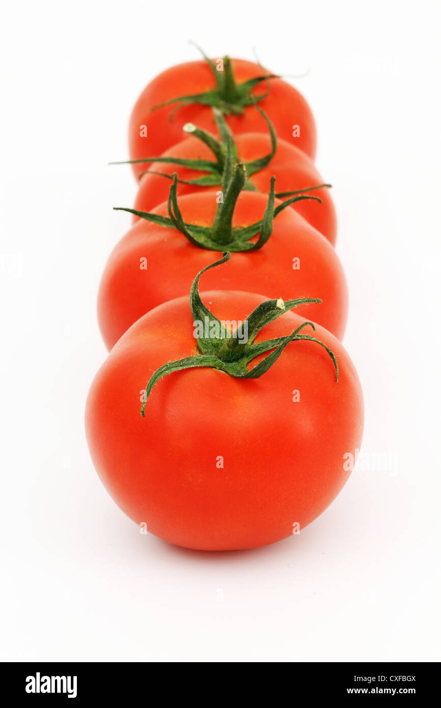 tomato isolated on white close up Stock Photo - Alamy