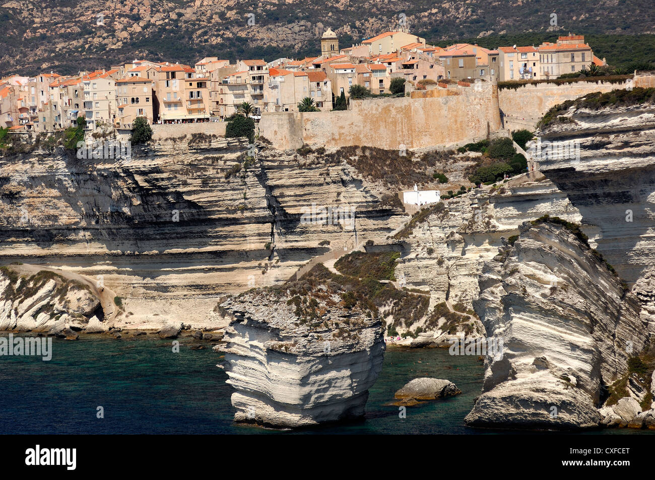 Bonifacio Corse du Sud France 2A Stock Photo - Alamy