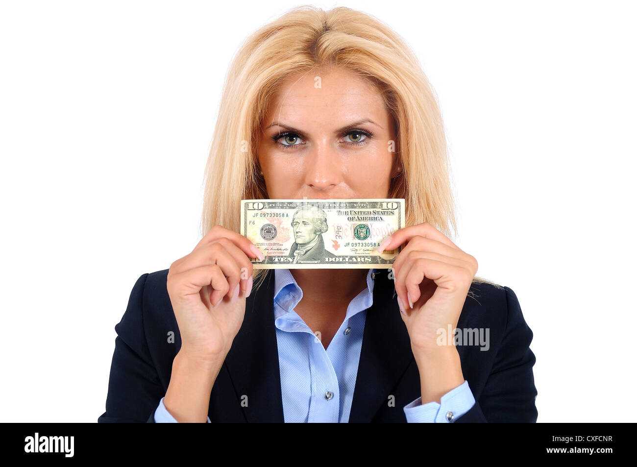 Money mouth cover hi-res stock photography and images - Alamy