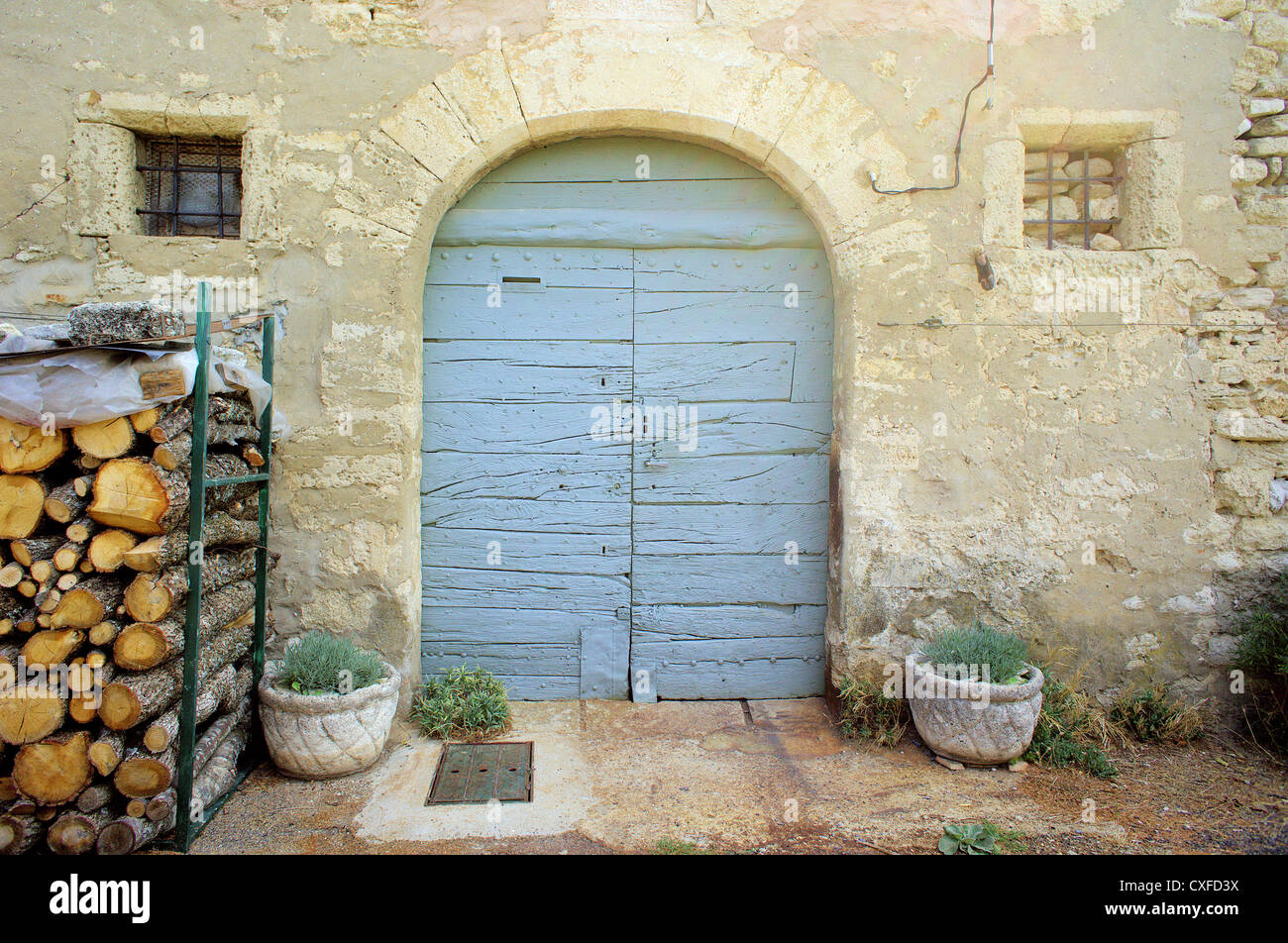 Provencal door Provence France Stock Photo - Alamy