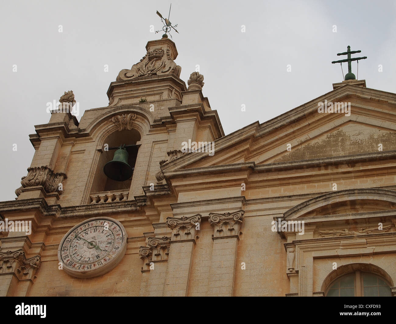 A nice top of a church Stock Photo - Alamy