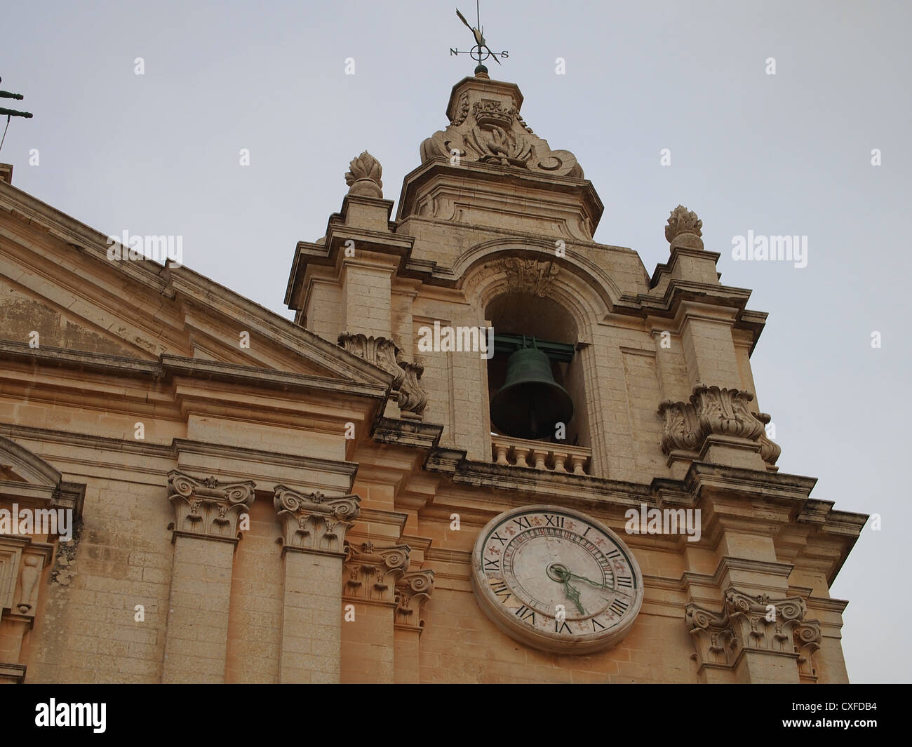 A close up of a top of a church Stock Photo - Alamy