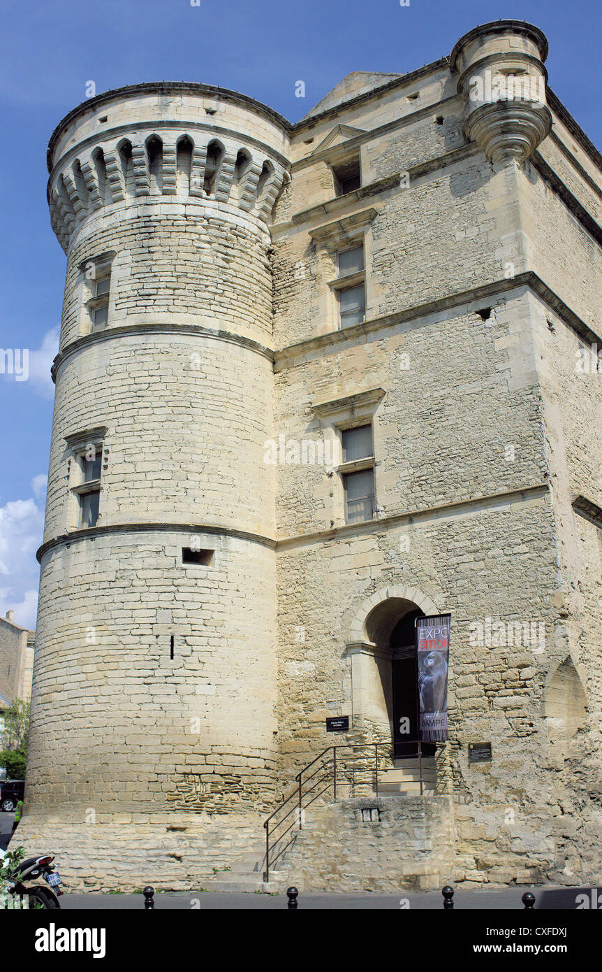 Castle Gordes village Provence Vaucluse France Stock Photo - Alamy