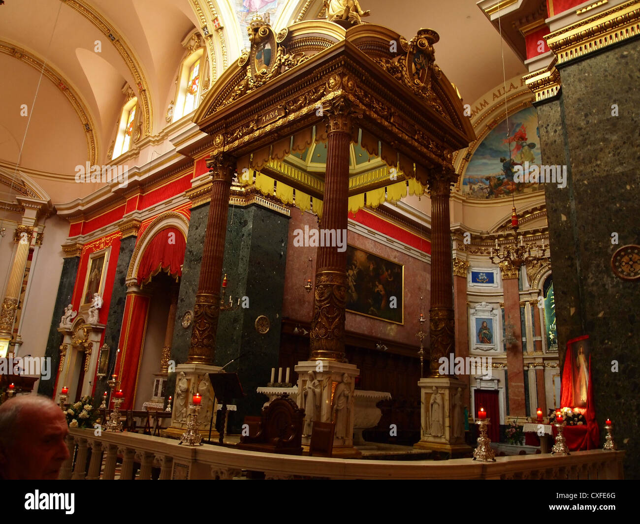 Inside of a nice church Stock Photo - Alamy