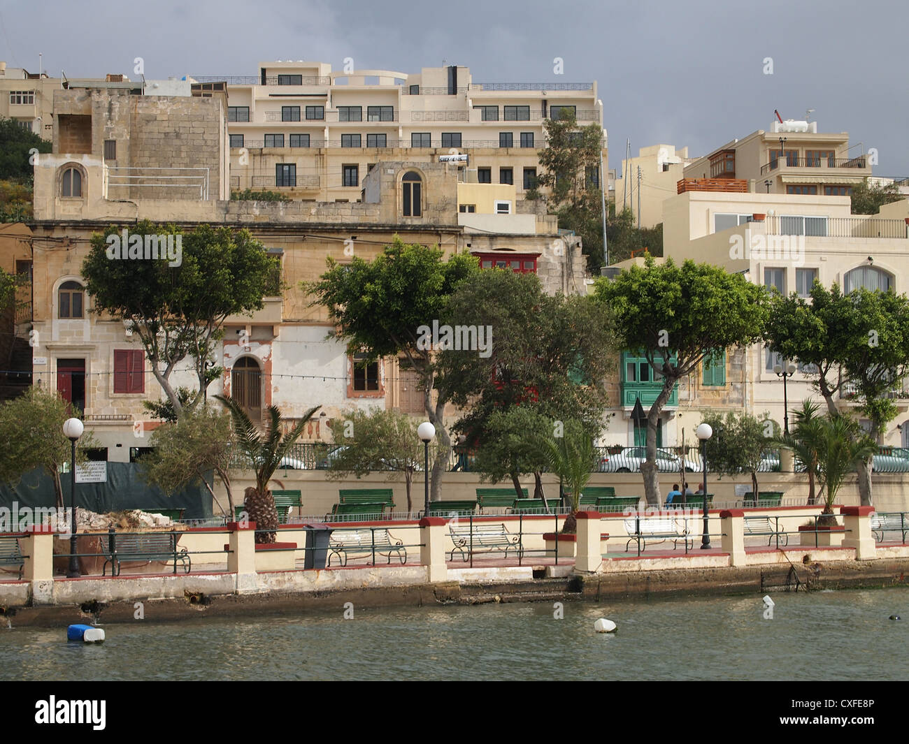 A calm street at seaside Stock Photo - Alamy