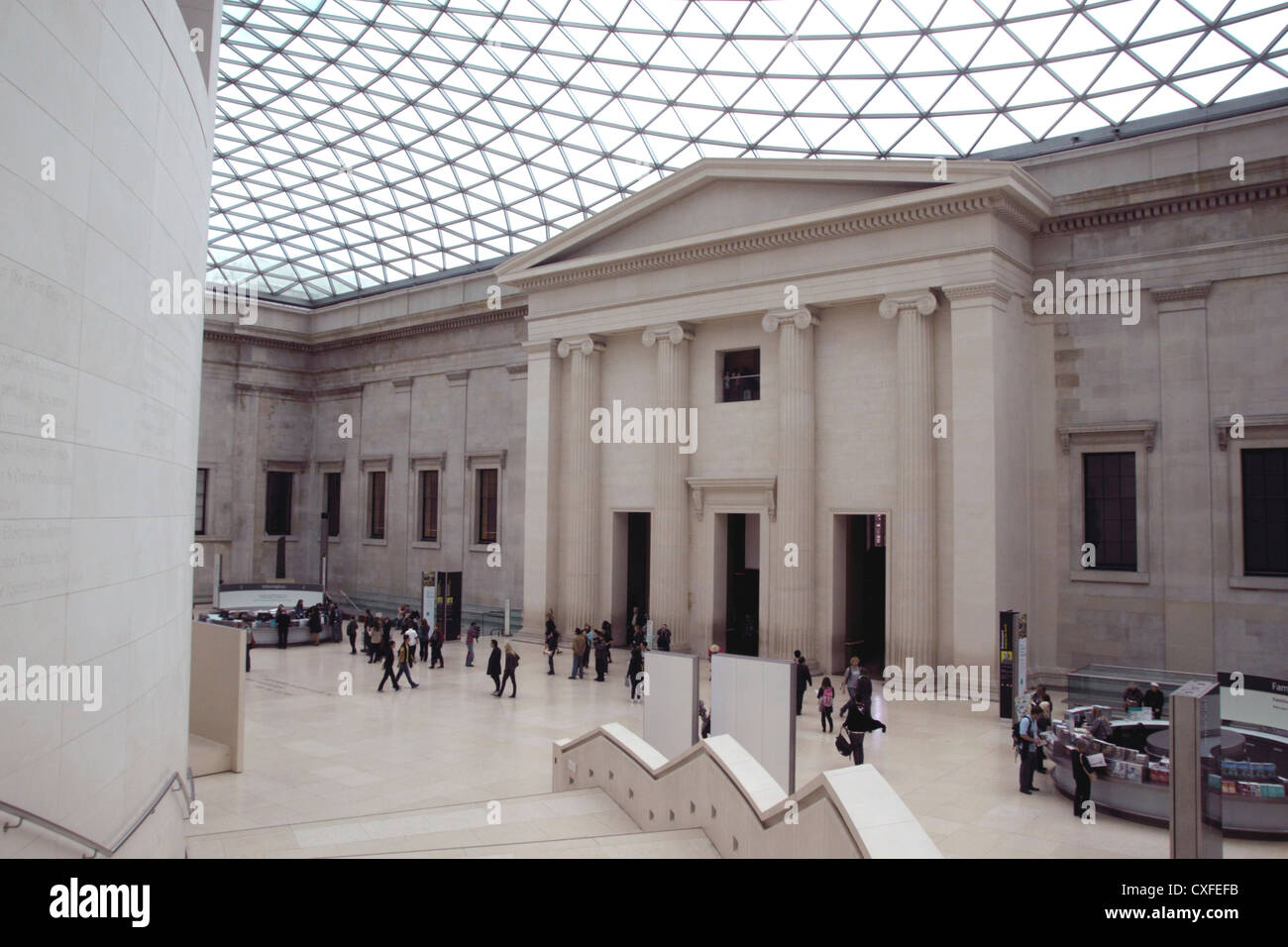 The Great Court inside The British Museum London Stock Photo - Alamy