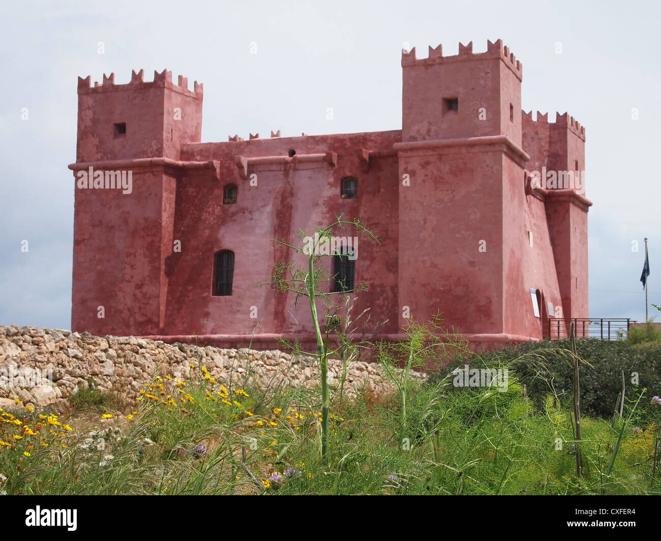 Red brick tower blooming hi-res stock photography and images - Alamy