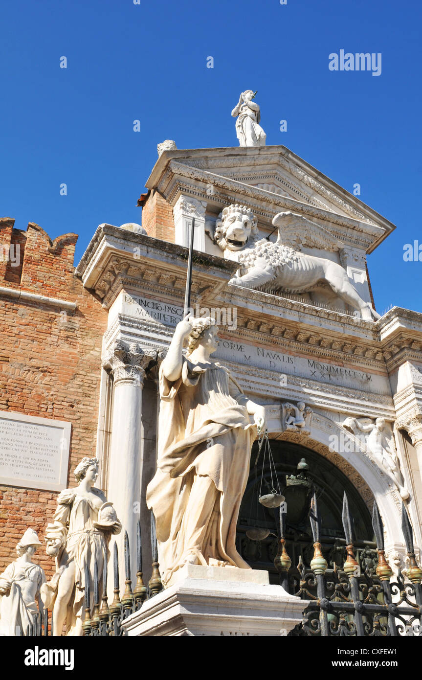 The arsenal in venice detail hi-res stock photography and images - Alamy