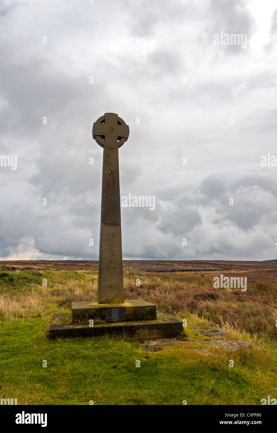 New Millennium cross near Rosedale, North Yorkshire, England, UK Stock ...