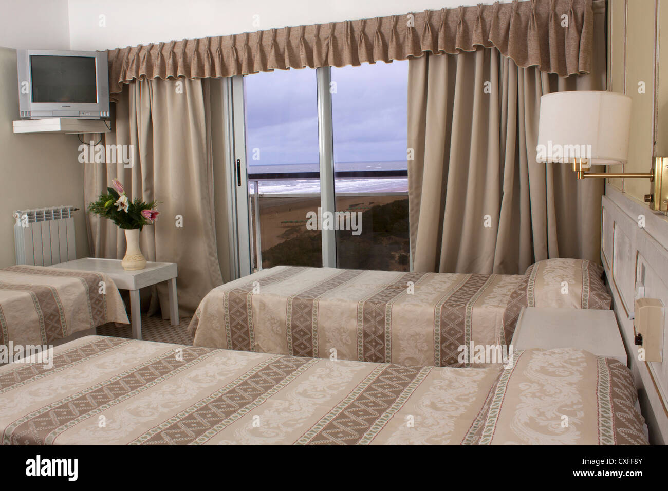 Hotel room with a view Stock Photo - Alamy