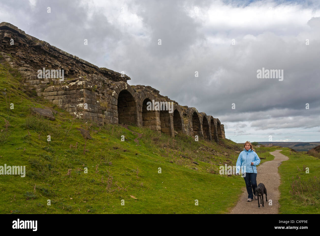 Rosedale chimney, north yorkshire moors hi-res stock photography and ...