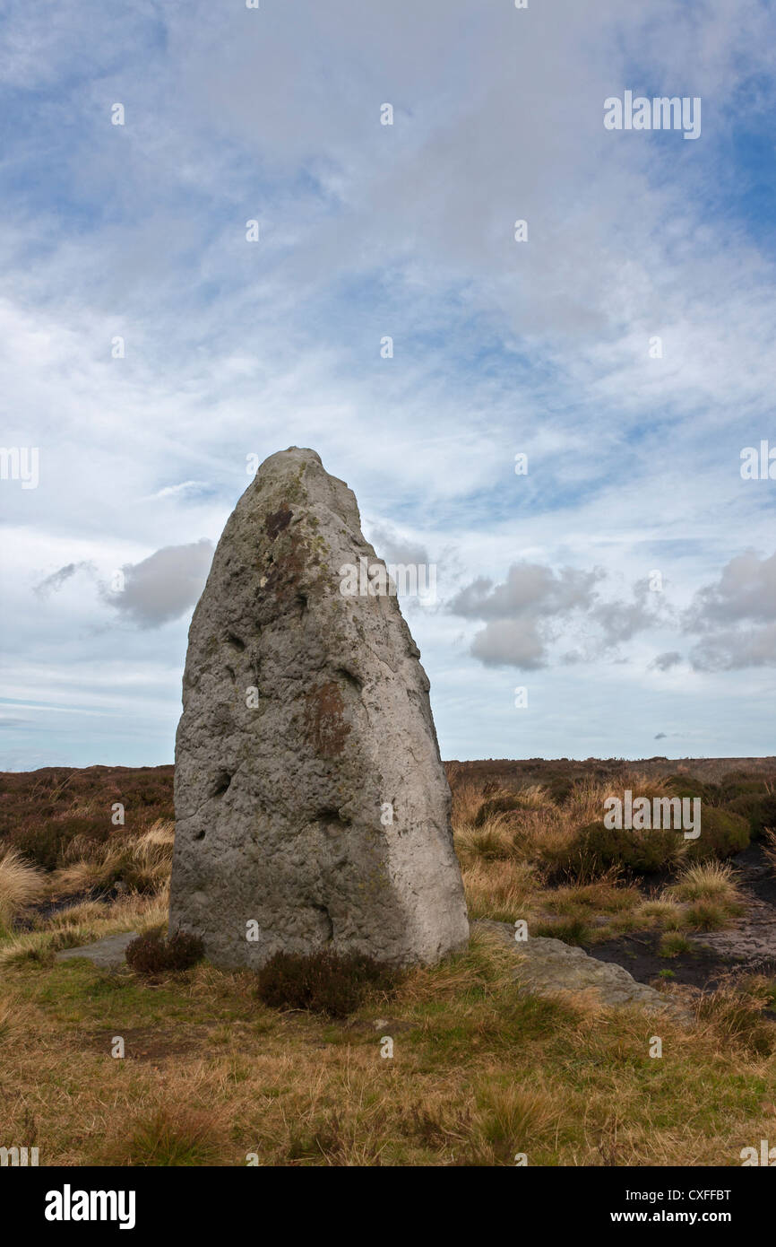 Millennium stone between Rosedale and Blakey Ridge, North Yorkshire ...