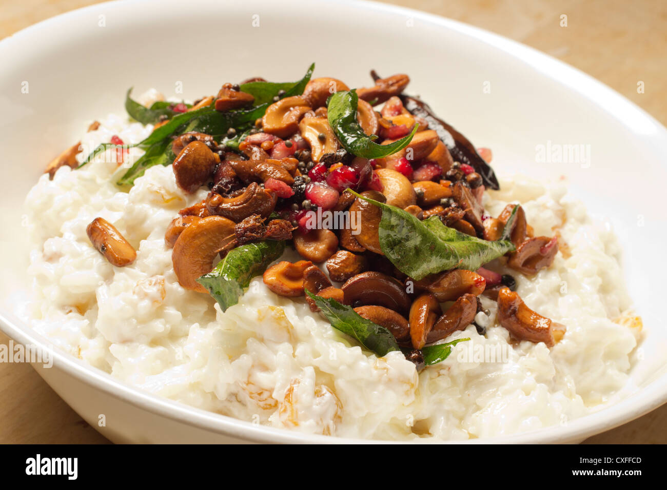 South Indian Curd Rice, sometimes called Yogurt Rice Stock Photo - Alamy
