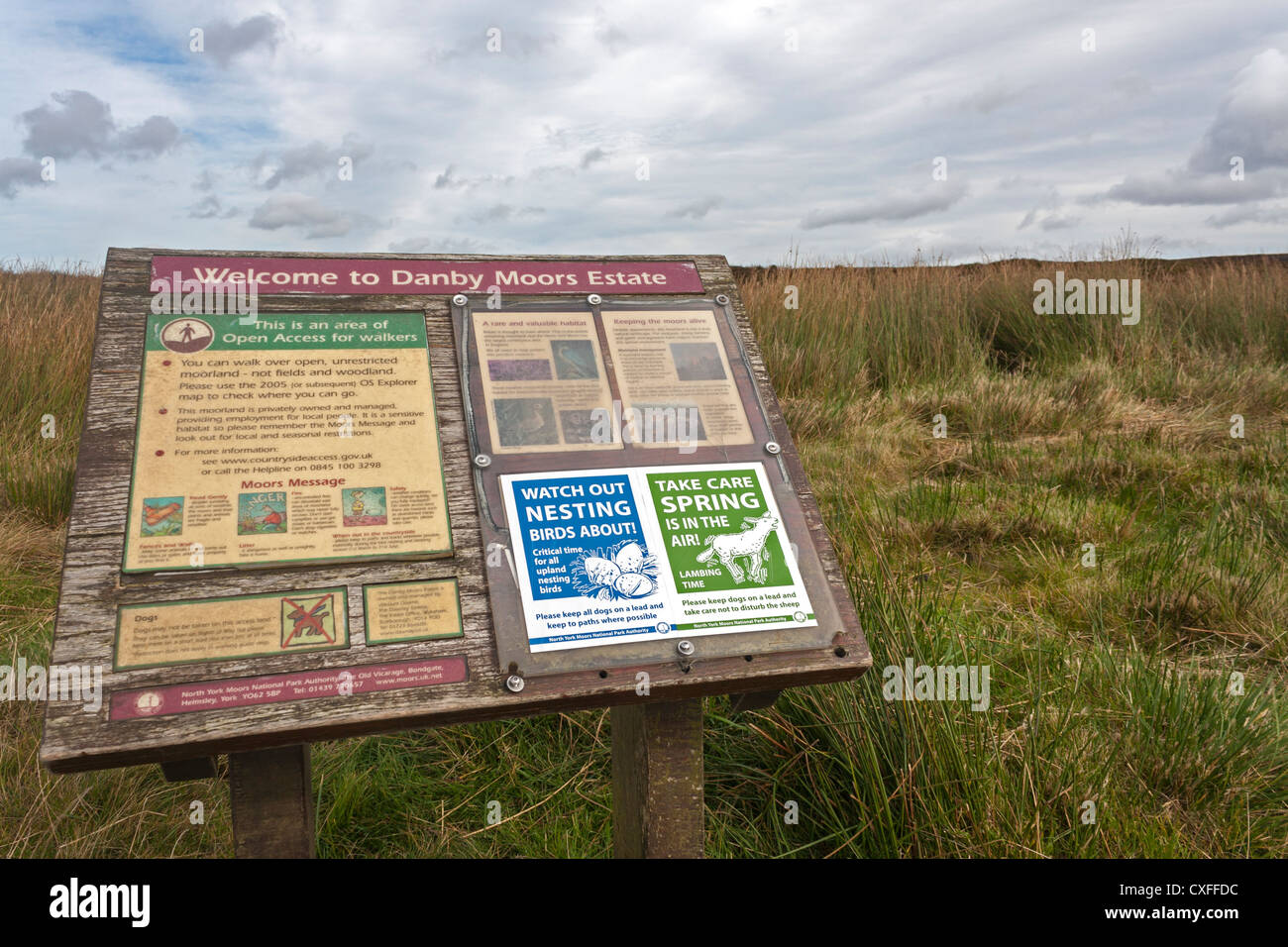 Danby Moors Estate, Rosedale, North Yorkshire, England, UK Stock Photo ...