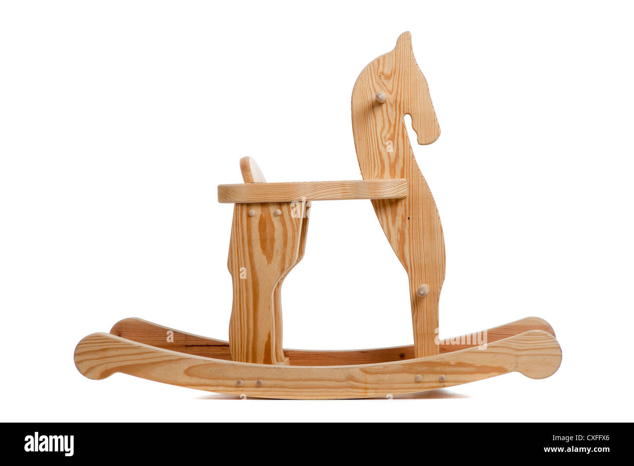 Wooden rocking horse hi-res stock photography and images - Alamy