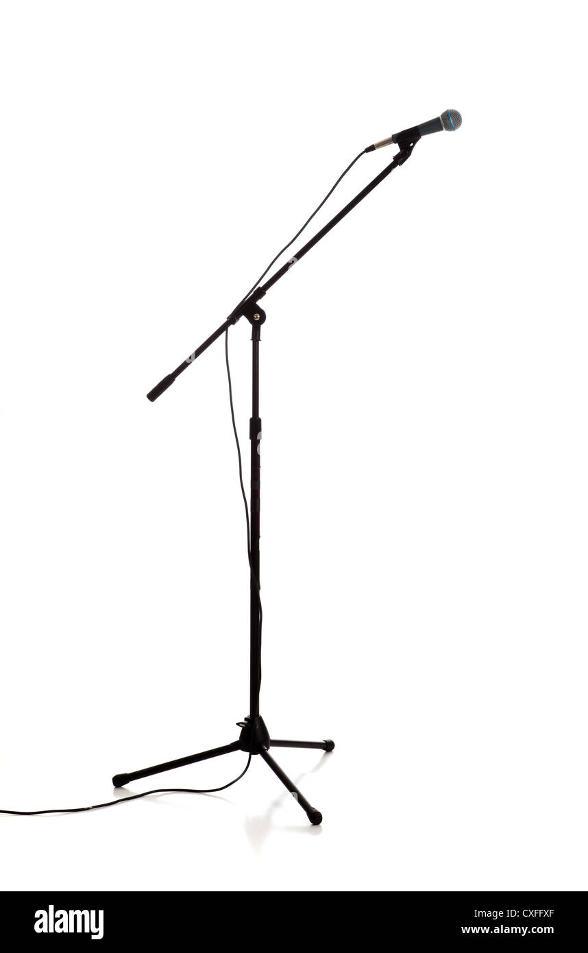 Mic stand hi-res stock photography and images - Alamy