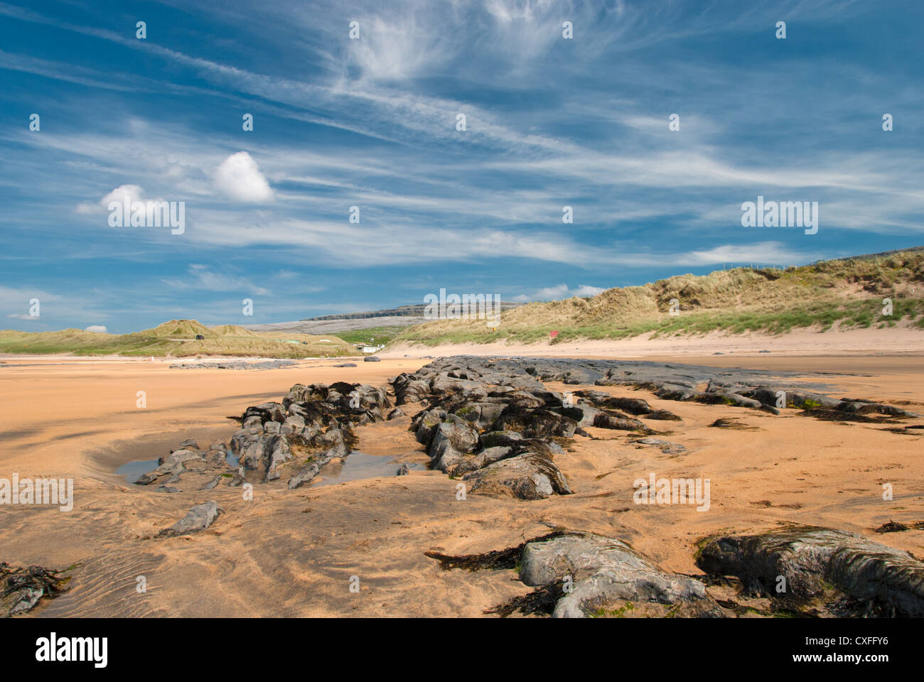 A beautiful day on Fanore beach, Co. Clare Stock Photo - Alamy