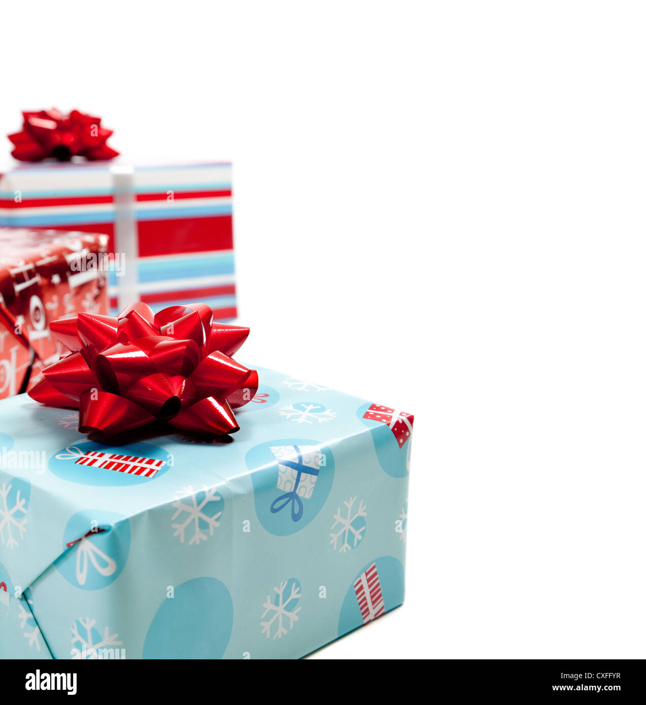 Christmas gift wrapping hi-res stock photography and images - Alamy