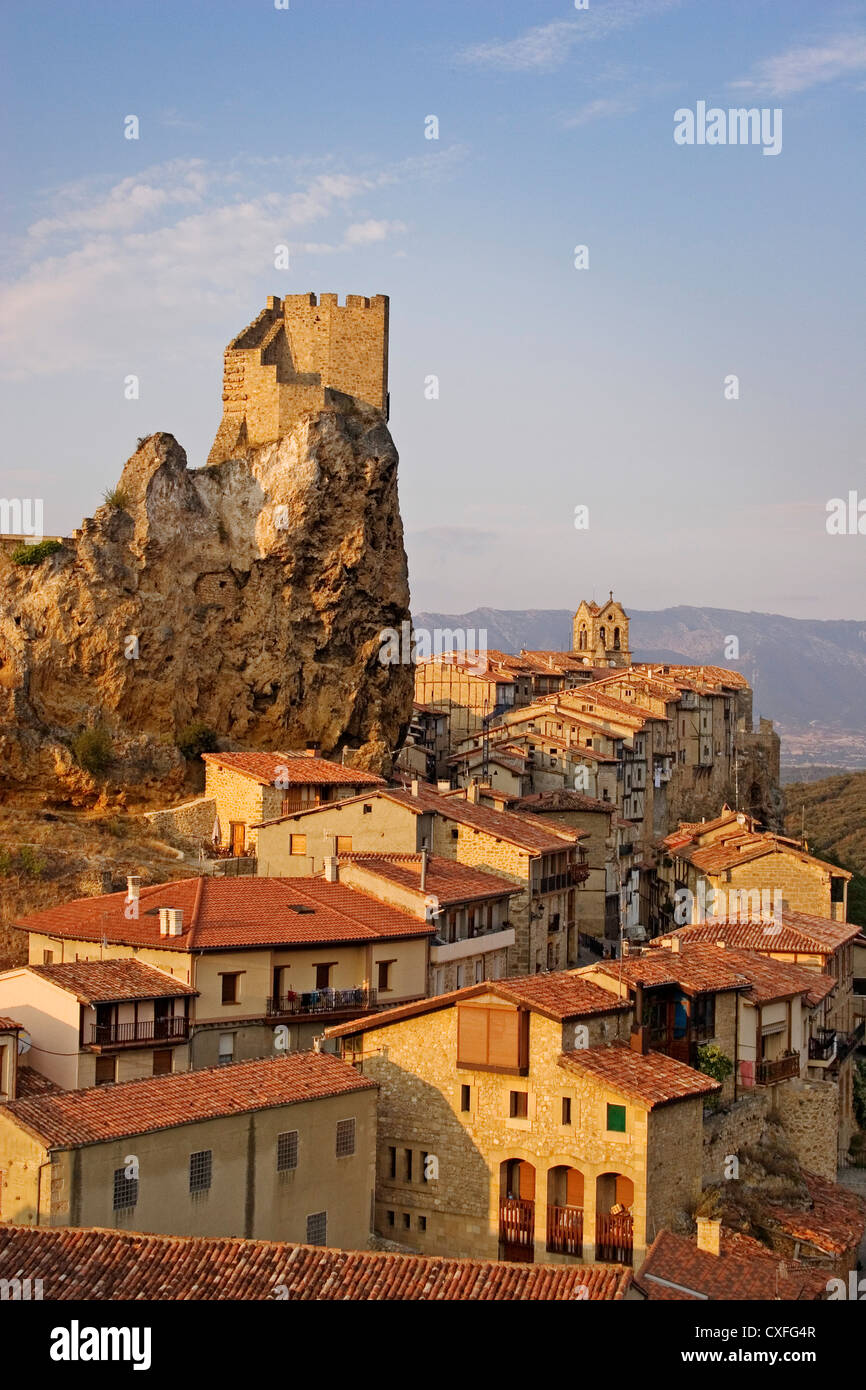 Castle village of frias Burgos Castilla Leon Spain Castillo y el pueblo ...