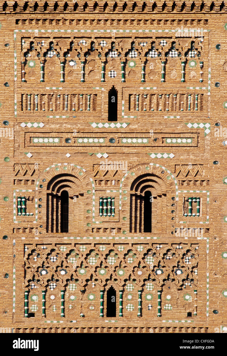 Mudejar tower de San Miguel Teruel Aragon Spain torre mudejar de san ...