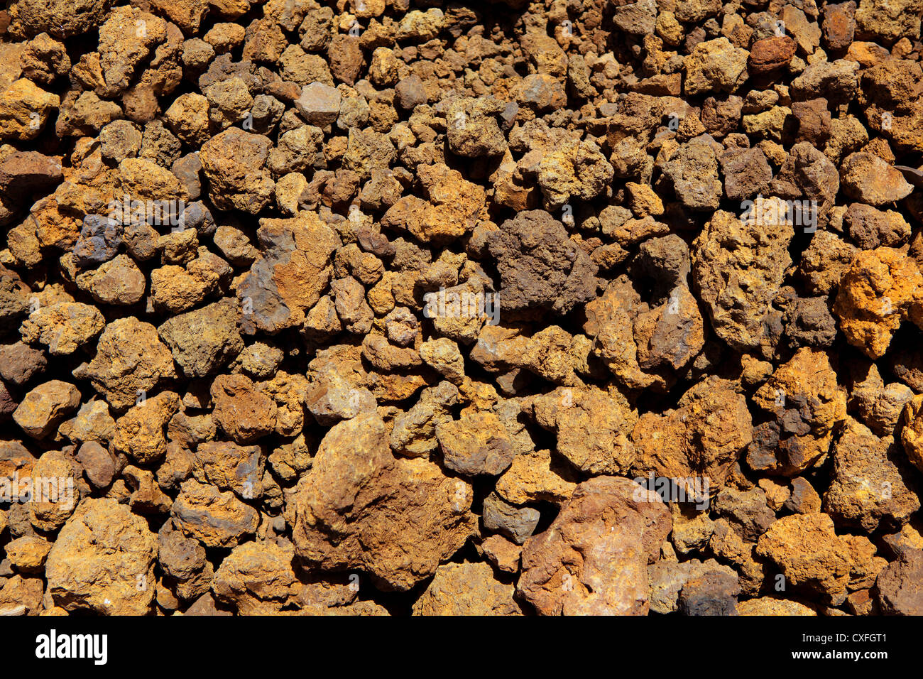 Canary islands volcanic stones pattern texture Stock Photo - Alamy