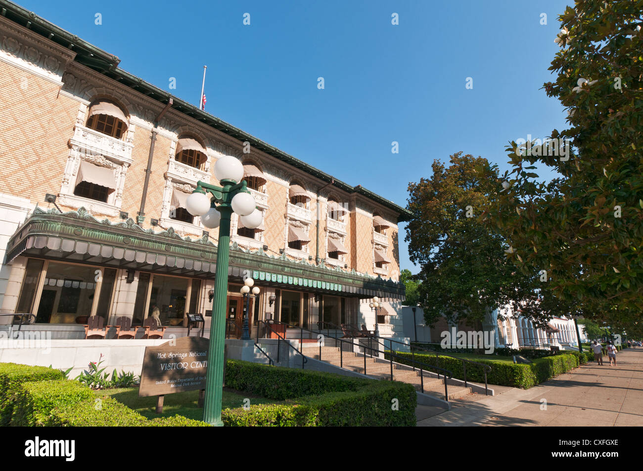 Arkansas, Hot Springs, Hot Springs National Park, Bathhouse Row ...