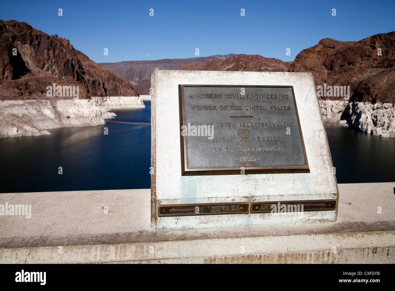 Hoover dam sign hoover dam hi-res stock photography and images - Alamy
