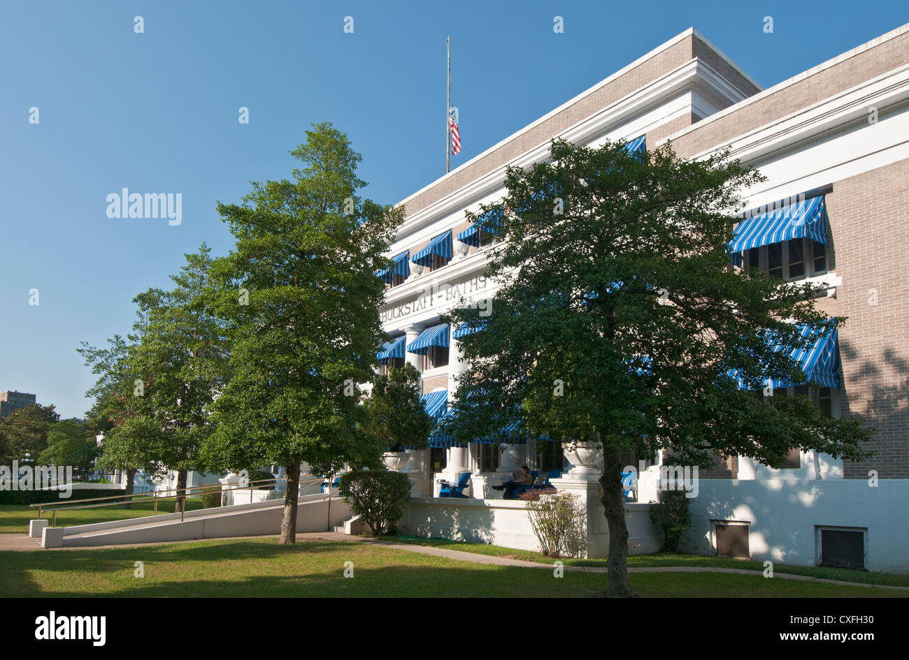 Arkansas, Hot Springs, Hot Springs National Park, Bathhouse Row ...