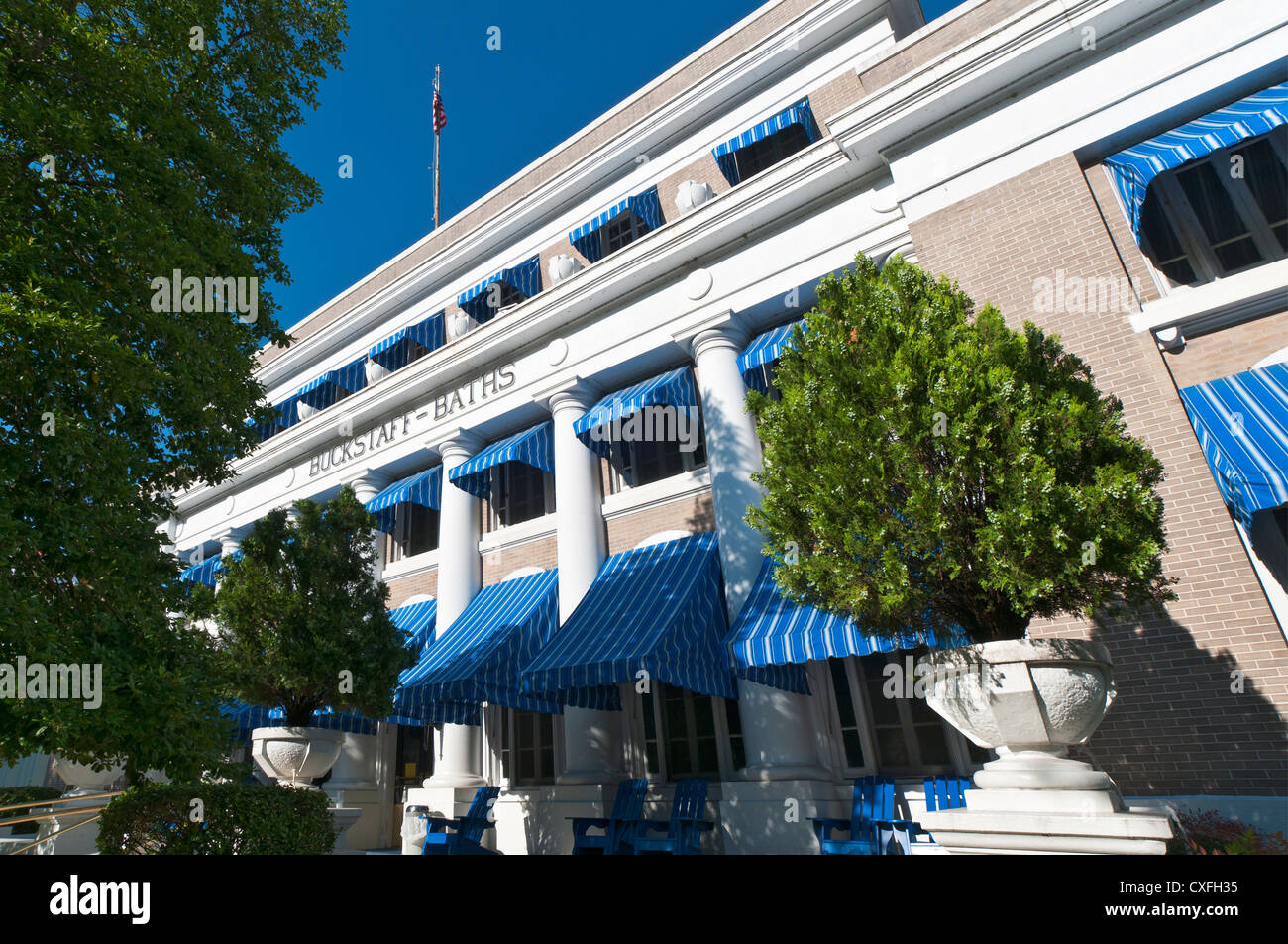 Arkansas, Hot Springs, Hot Springs National Park, Bathhouse Row ...