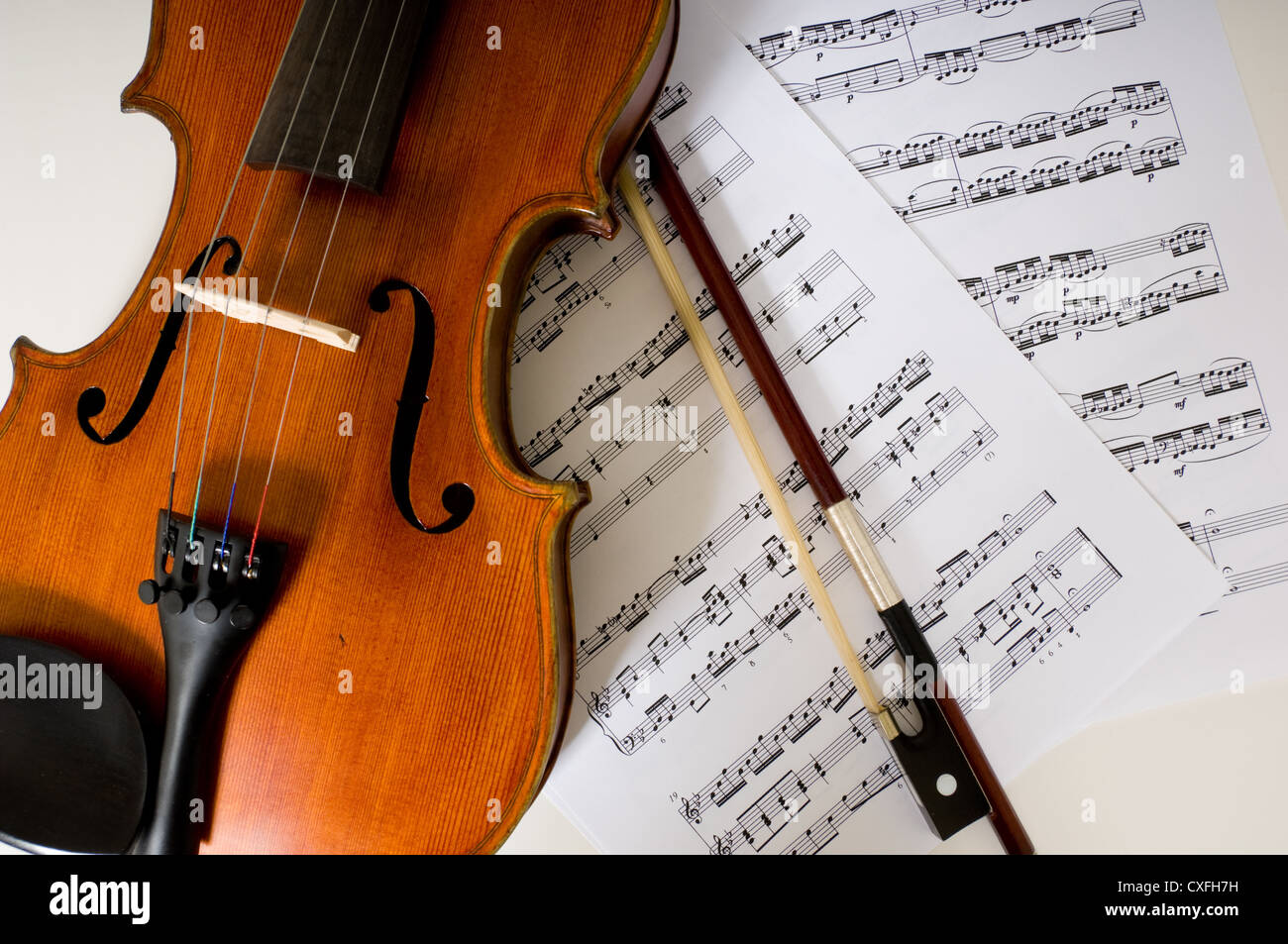 Violin Sheet Music Background