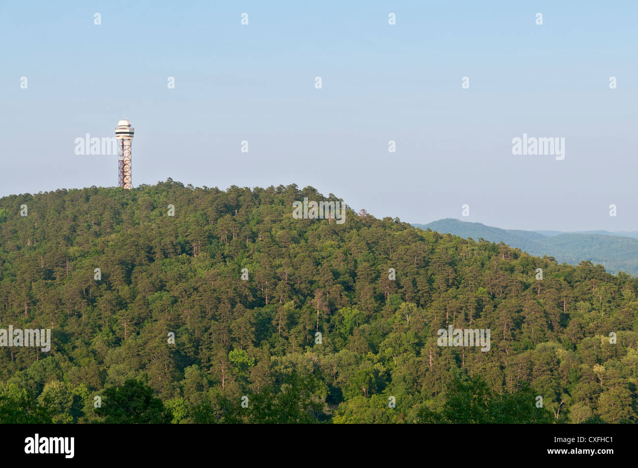 Hot springs mountain observation tower hi-res stock photography and ...