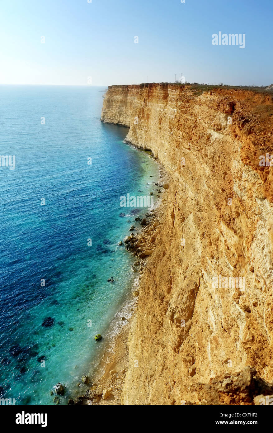 Rock and sea. Element of design Stock Photo - Alamy