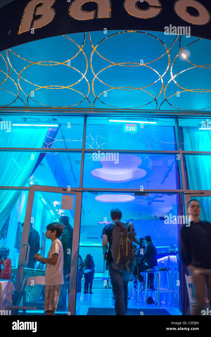 New York City, NY, USA, DUMBO Area Bars, "Baco", Front Entrance ...