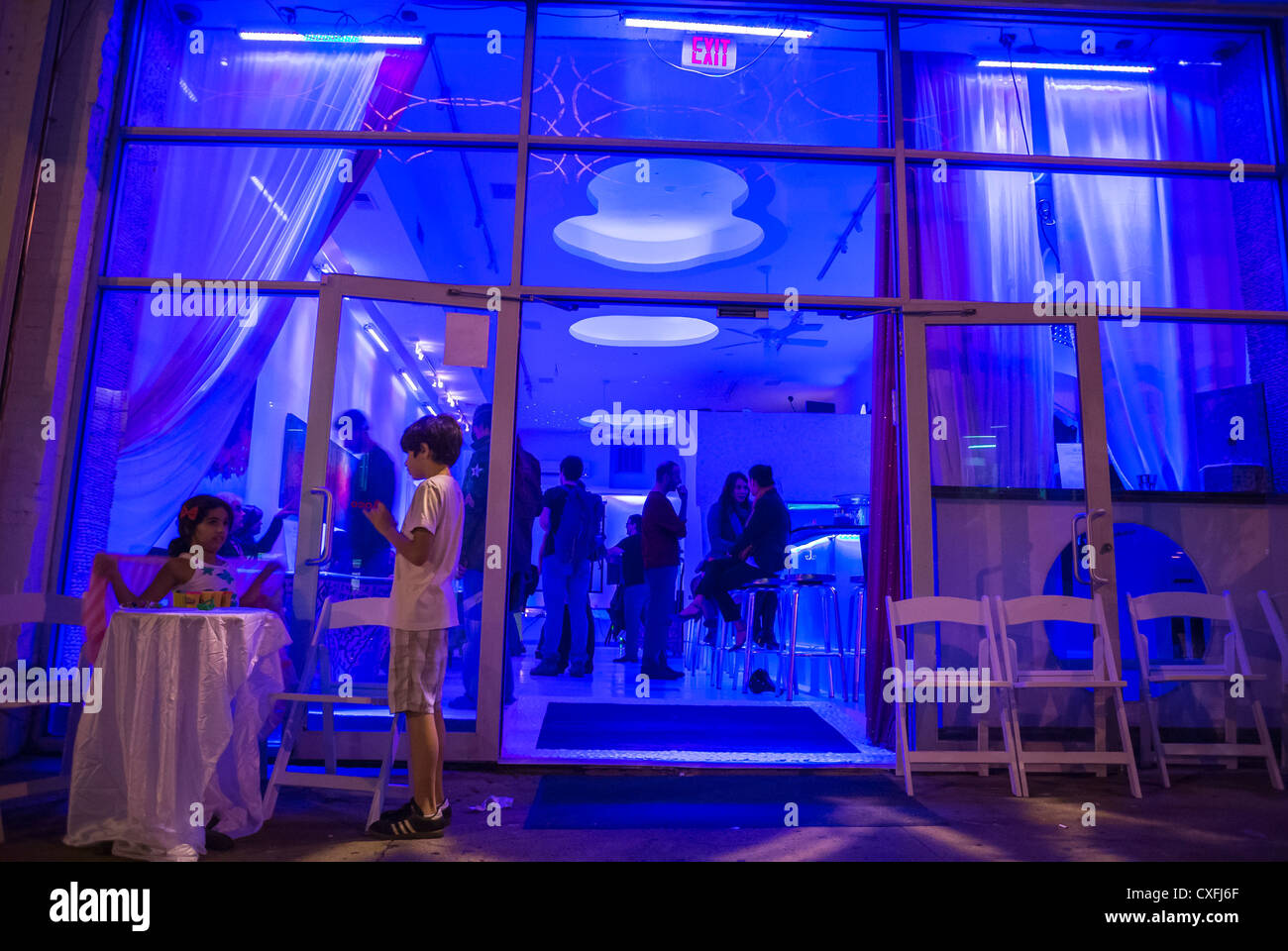 New York City, NY, USA, DUMBO Area Bars, "Baco", Store Front, Club ...