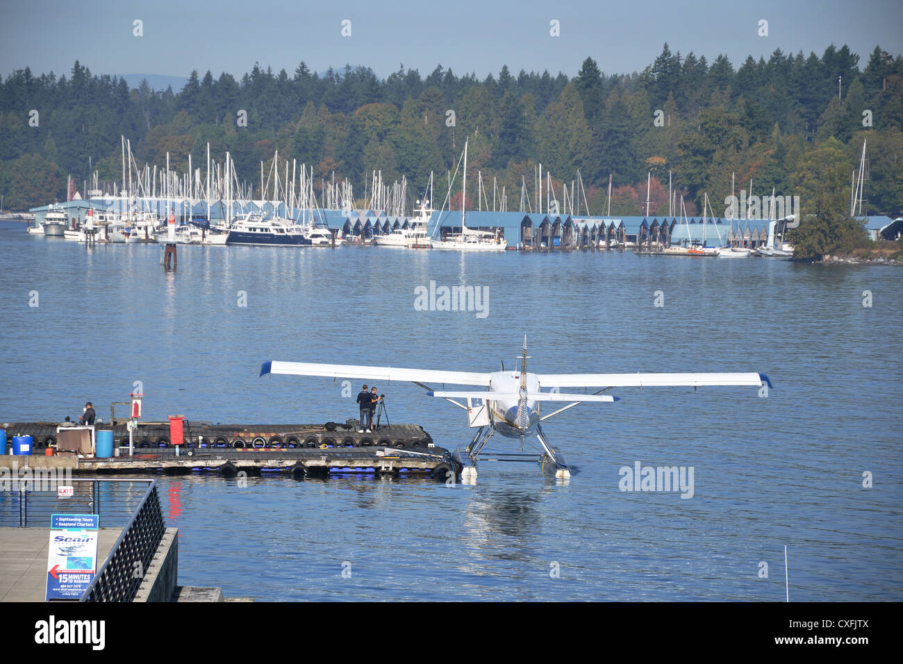 Float Plane Terminals, Harbour Green, Vancouver, Canada Stock Photo - Alamy