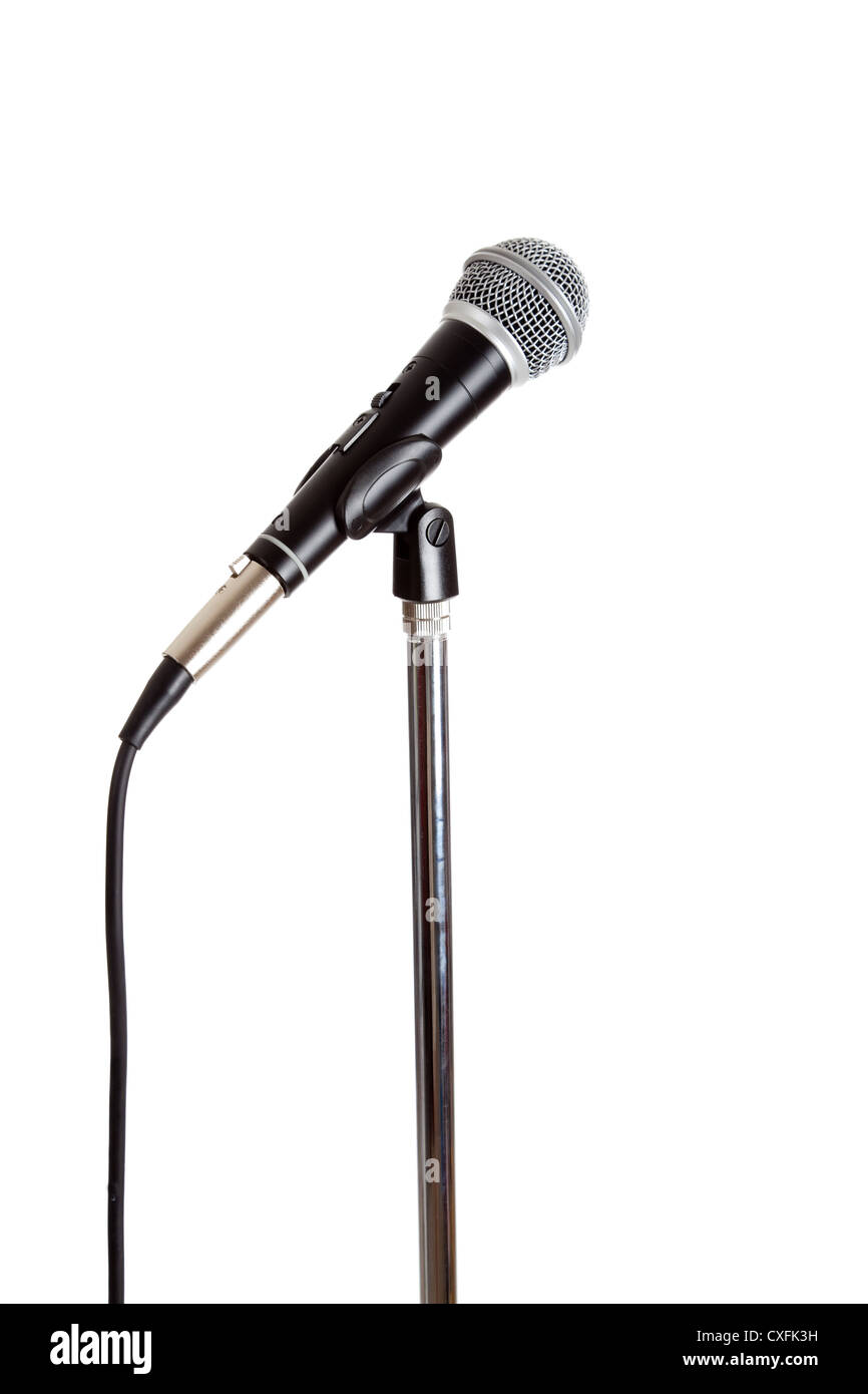 Microphone Stand On Stage